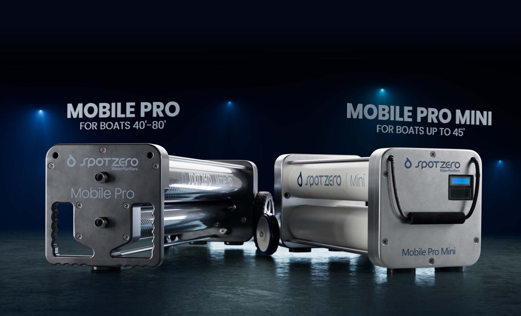 Mobile Products - Spot Zero Watermakers and Water Purifiers